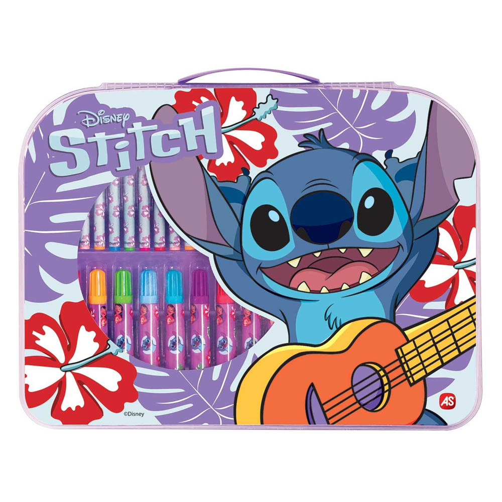 AS Company Art Case Σετ Ζωγραφικής Stitch (1023-66232) - Alfa Toys